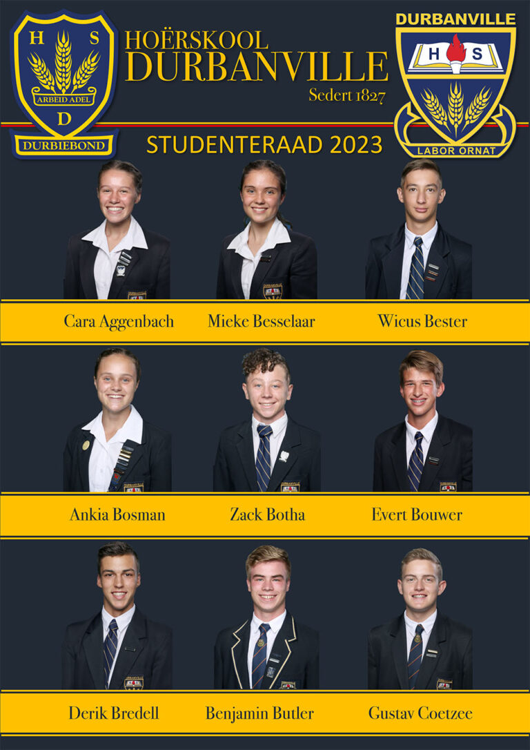Ons Skool – Leierskap – Leerders – Hoërskool Durbanville